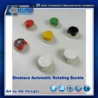 China Shoelace Automatic Rotating Buckle Shoe Buckle 10mm Diameter for Quick Lacing for sale