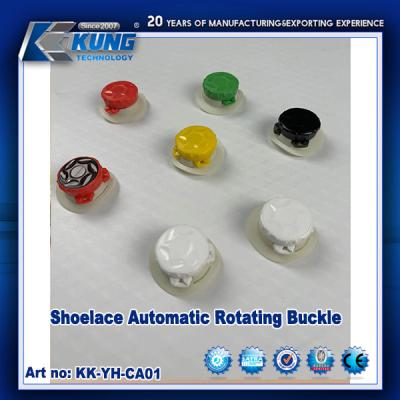 China Shoelace Automatic Rotating Buckle Shoe Buckle 10mm Diameter for Quick Lacing for sale