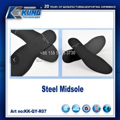 China Puncture Resistant Steel Midsole Insoles for Safety Shoes 1100N EN22568 for sale