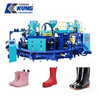 China Fully Automatic PVC Rain Boot Injection Molding Machine Single Double Color 6 Station for sale