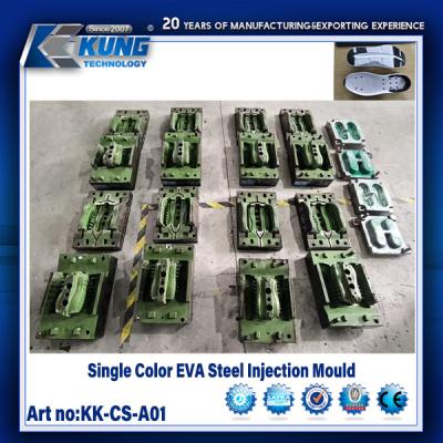 China EVA Shoe Sole Mould HRC 45-48 500000 Shots Single Multi Cavity Flip Flop Sole Mold for sale