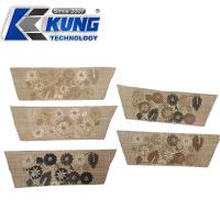 China Ladies Sandal Upper Shoe Making Materials 3D Knitting Breathable for Sandals Slippers Size 37 44 for sale