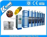 China PVC Airblowing Machine Shoe Making Machine 35.0KW Rotary Style Stamping Area 90x80mm for sale