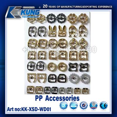 China Polypropylene Shoe Buckles Durable Lightweight 20mm Footwear Accessories for Boots Sandals for sale