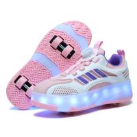 China Heely Shoes with Removable PU Wheel for Kids and Adults Dual Function Sneakers for sale