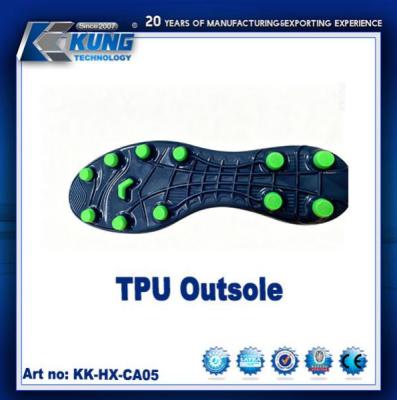 China High Strength TPU Football Soles Multi Stud Grip System Lightweight 11 Studs for Professional Matches Training for sale