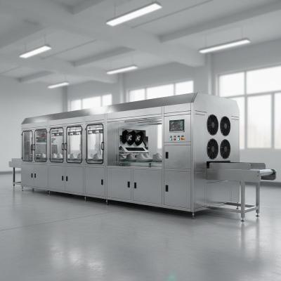 China Automatic Shoe Sole Washing And Drying Machine For Production Line for sale