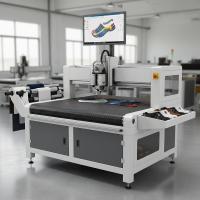 China CNC Automatic Shoe Upper Pattern Cutting Machine 1600x900mm Vision System 1200mm/s for sale