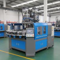 China Double-Color EVA Injection Molding Machine 24-Station Rotary 80 Ton Clamping Force for sale