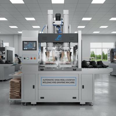 China Automatic Shoe Heel Counter Molding Shaping Machine 40 Ton 380V for sale
