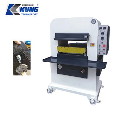 China Hydraulic Leather Embossing Machine 120 Ton 500x600mm 0-150C for Shoe Upper and Bag for sale