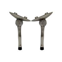 China ABS High Heel with Crystal Sphere 7cm Silver Chrome Gold for Shoe Repair DIY for sale