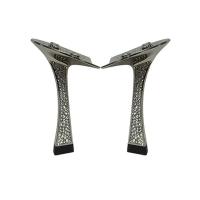 China ABS High Heel with Crystal Sphere 7cm Silver Chrome Gold for Shoe Repair DIY for sale