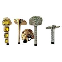 China ABS High Heel with Crystal Sphere 7cm Silver Chrome Gold for Shoe Repair DIY for sale