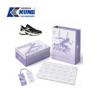 China Custom Color High-Strength Cardboard Shoe Box 32x21x12cm Lid Height 4cm Premium Packaging for sale