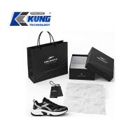 China Custom Shoe Packaging Set Shoe Boxes Hang Tags Shopping Bags Tissue Paper Eco-Friendly 2007 for sale