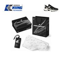 China Custom Shoe Packaging Set Shoe Boxes Hang Tags Shopping Bags Tissue Paper Eco-Friendly 2007 for sale