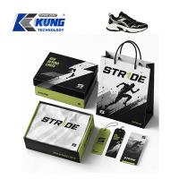 China Custom Shoe Packaging Set Shoe Boxes Hang Tags Shopping Bags Tissue Paper Eco-Friendly 2007 for sale