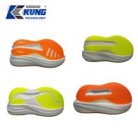 China Flexible lightweight EVA Sole with anti slip tread and durable CPU outsole designed for running casual and fashion shoes for sale