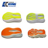 China Flexible lightweight EVA Sole with anti slip tread and durable CPU outsole designed for running casual and fashion shoes for sale