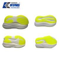 China Flexible lightweight EVA Sole with anti slip tread and durable CPU outsole designed for running casual and fashion shoes for sale