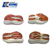 China Flexible lightweight EVA Sole with anti slip tread and durable CPU outsole designed for running casual and fashion shoes for sale