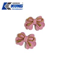 China Colorful 3D Plastic Shoe Flowers & Bow Decorations | Fashion Shoe Charms for Sandals, Slippers & Kids' Shoes for sale
