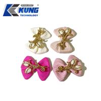 China Colorful 3D Plastic Shoe Flowers & Bow Decorations | Fashion Shoe Charms for Sandals, Slippers & Kids' Shoes for sale