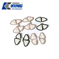 China Colorful 3D Plastic Shoe Flowers & Bow Decorations | Fashion Shoe Charms for Sandals, Slippers & Kids' Shoes for sale