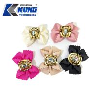 China Colorful 3D Plastic Shoe Flowers & Bow Decorations | Fashion Shoe Charms for Sandals, Slippers & Kids' Shoes for sale