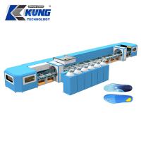 China Automatic PU Insole Pouring Machine with 96-Station, 48-Mold-Tray Continuous Production Line for sale