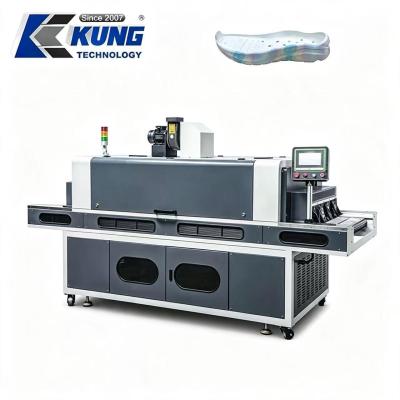 China Automatic Shoe Tongue Label Heat Transfer Machine for sale