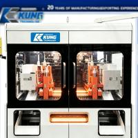 China High‑Efficiency Double‑Station Fully Automatic Extrusion Blow Moulding Machine with PLC Touch Screen for PE HDPE Hollow Plastic Bottles for sale