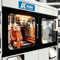 China High‑Efficiency Double‑Station Fully Automatic Extrusion Blow Moulding Machine with PLC Touch Screen for PE HDPE Hollow Plastic Bottles for sale