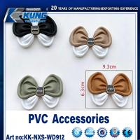 China Cute Cartoon Bow PVC Shoe Ornaments Various Styles Bowknot Decorations For Footwear for sale