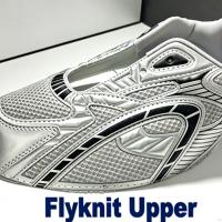 China Trendy Comfortable Durable Flyknit Knitted Shoe Upper For Sports Footwear for sale