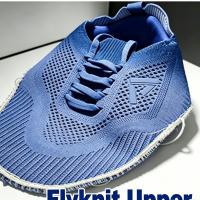 China Trendy Comfortable Durable Flyknit Knitted Shoe Upper For Sports Footwear for sale