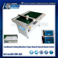 China Cardboard Cutting Machine+Paper Board+Sword Stand+Cutter for sale