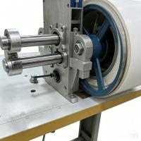 China 220V / 50HZ 0.55KW Elasticator Shoe Machine with Foot Pedal Control for Shoe Upper Elastic Gathering and Collar Ruffling for sale