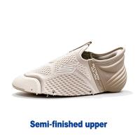 China Durable Lightweight Breathable Knit Semi‑Finished Upper For Men Casual Footwear Raw Parts for sale