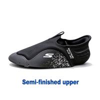 China Durable Lightweight Breathable Knit Semi‑Finished Upper For Men Casual Footwear Raw Parts for sale