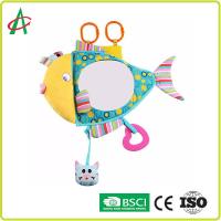 China BSCI Plush Books For Babies 23.5x35cm Fish Shape With Mirror for sale
