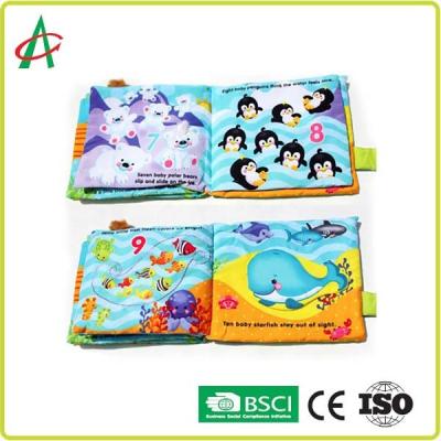 China 20cmx20cm Soft Books For Infants 3D Design Soft Cotton Fabric for sale