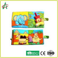 China 20cmx20cm Soft Books For Infants 3D Design Soft Cotton Fabric for sale