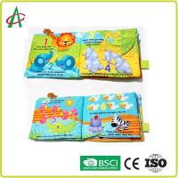 China 20cmx20cm Soft Books For Infants 3D Design Soft Cotton Fabric for sale
