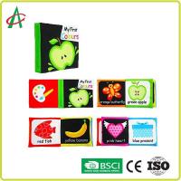 China Polyester 20x20cm Soft Cloth Books For Babies ASTM Standard for sale