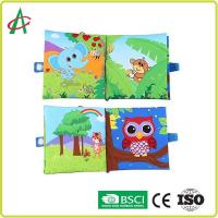 China Polyester 20x20cm Soft Cloth Books For Babies ASTM Standard for sale