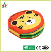China Round Rag Soft Books For Infants 18cmx18cm colorful printing for sale