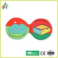 China Round Rag Soft Books For Infants 18cmx18cm colorful printing for sale