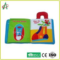 China ISO BSCI Family Early Education 3d Cloth Book Polyester fabric for sale